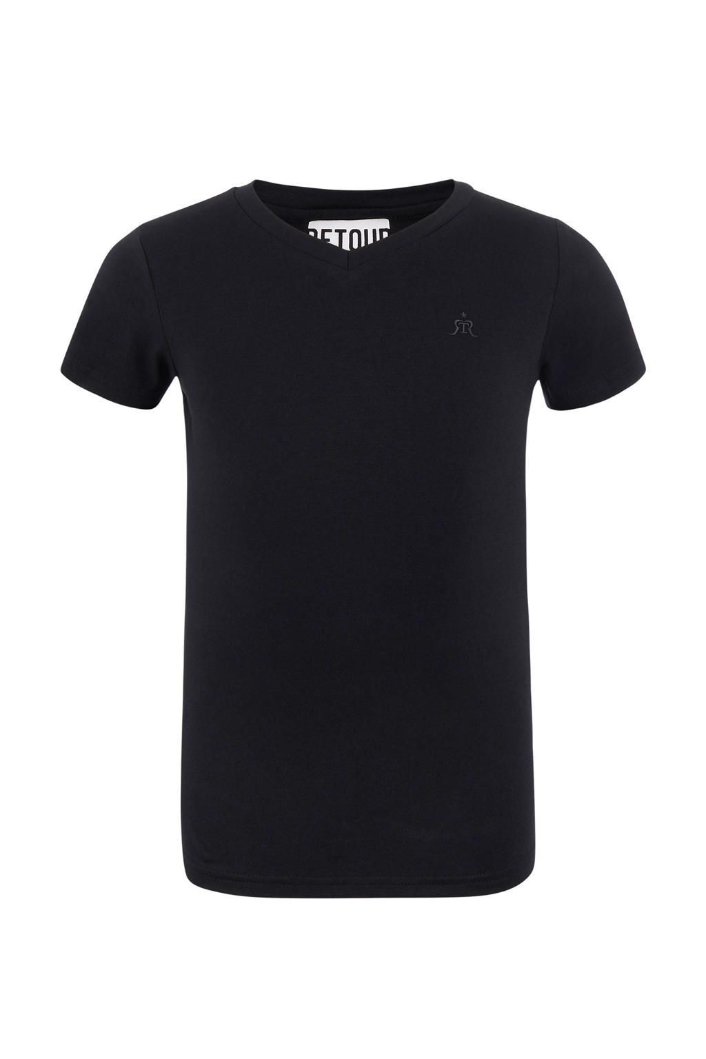 Retour Jeans T-shirt Sean zwart | kleertjes.com