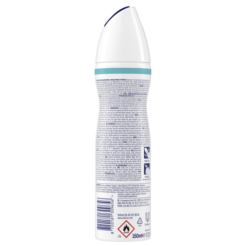 Rexona Women Advanced Protection Invisible Aqua anti-transpirant spray ...