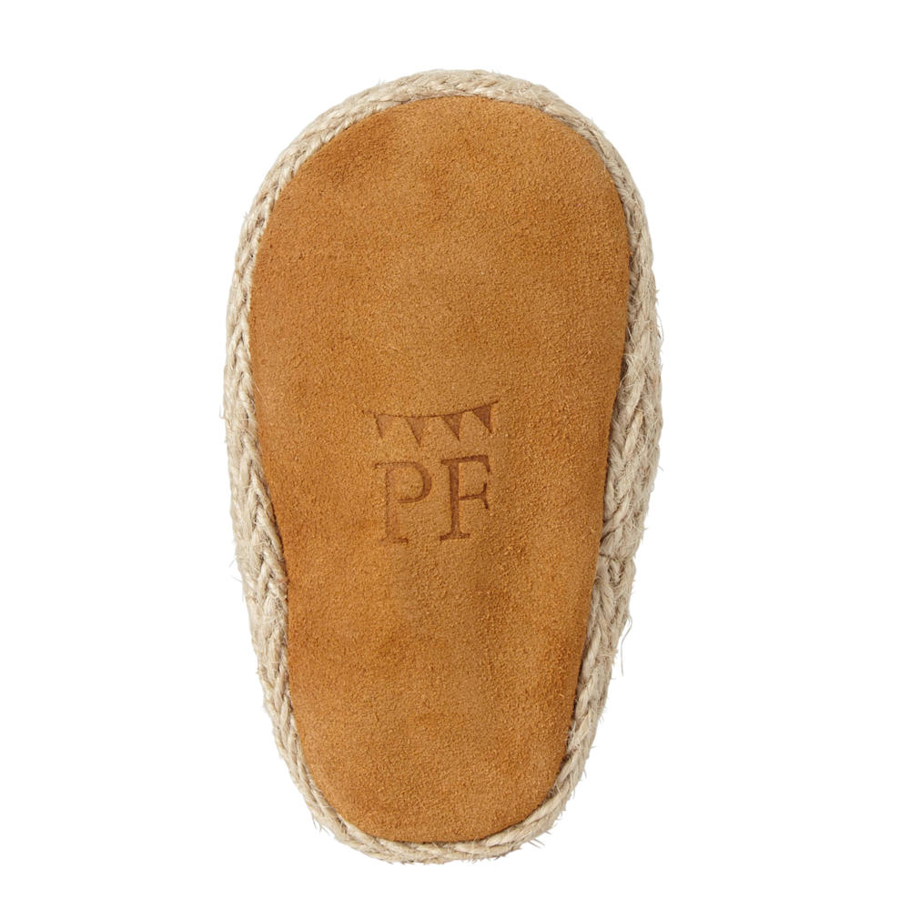 Petit Filippe geschenkset met leren espadrilles + speenkoord wit/zwart ...