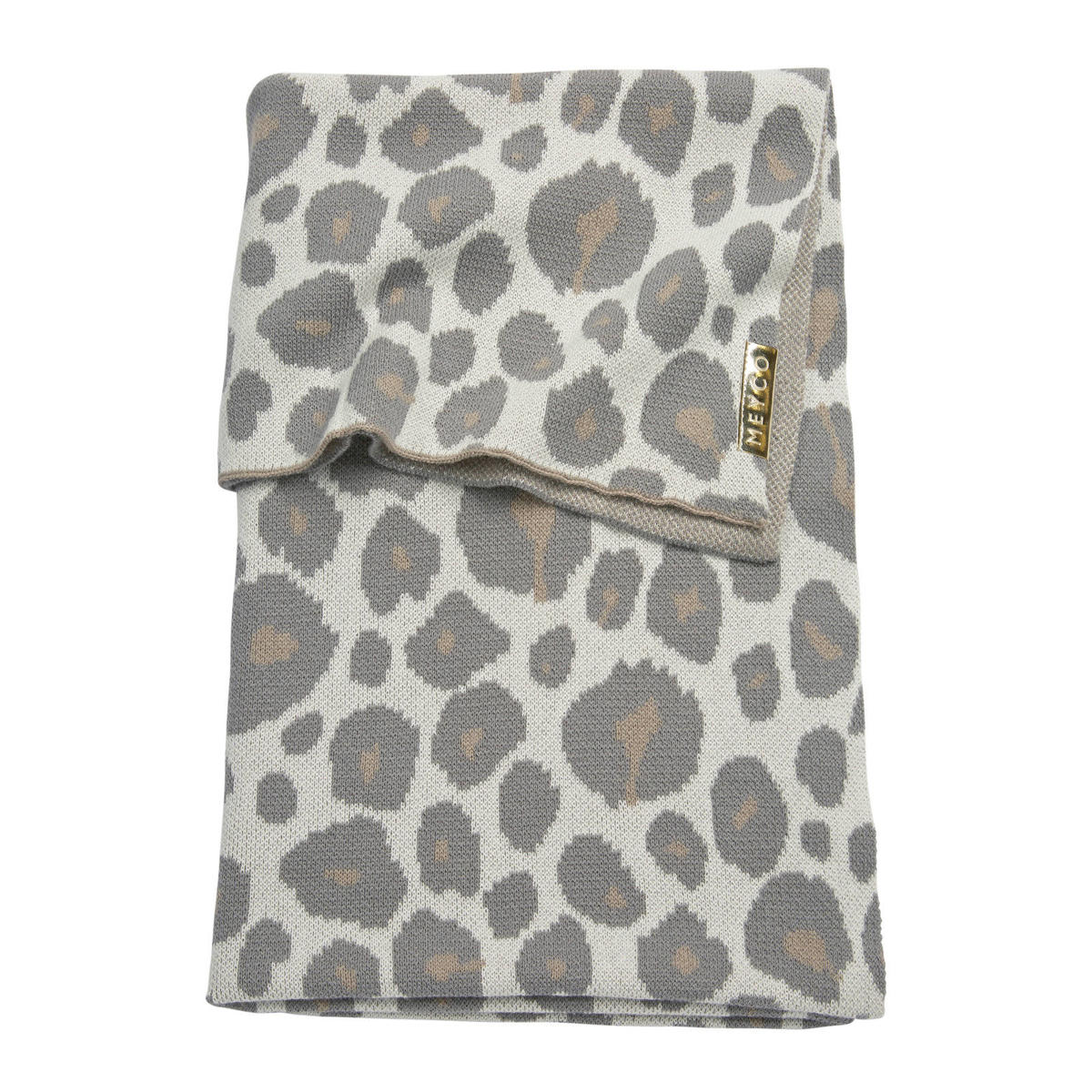 Meyco Panter wiegdeken 75 x 100 cm bruin | kleertjes.com