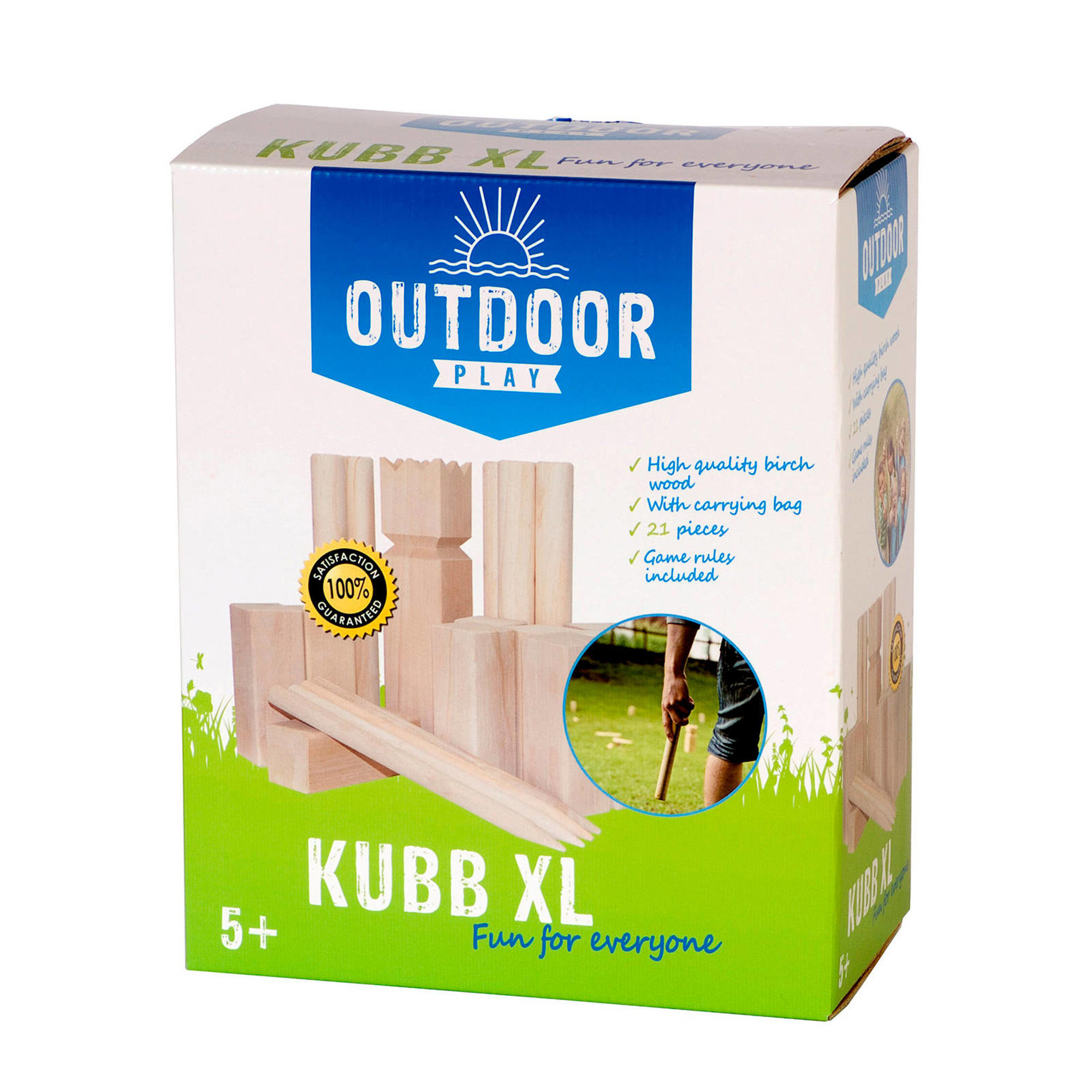 Outdoor Play Kubb Game XL kopen? | Morgen in huis | kleertjes.com