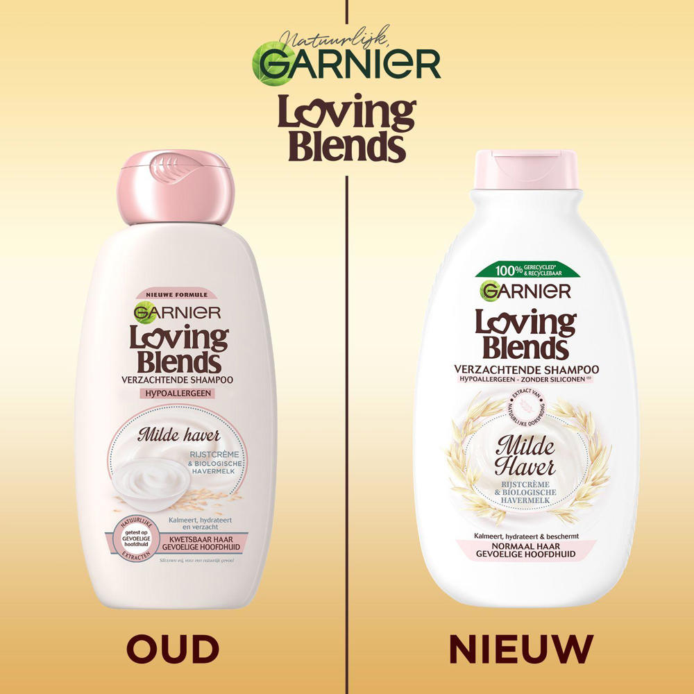 Garnier Loving Blends Milde Haver shampoo - 6 x 300 ml ...
