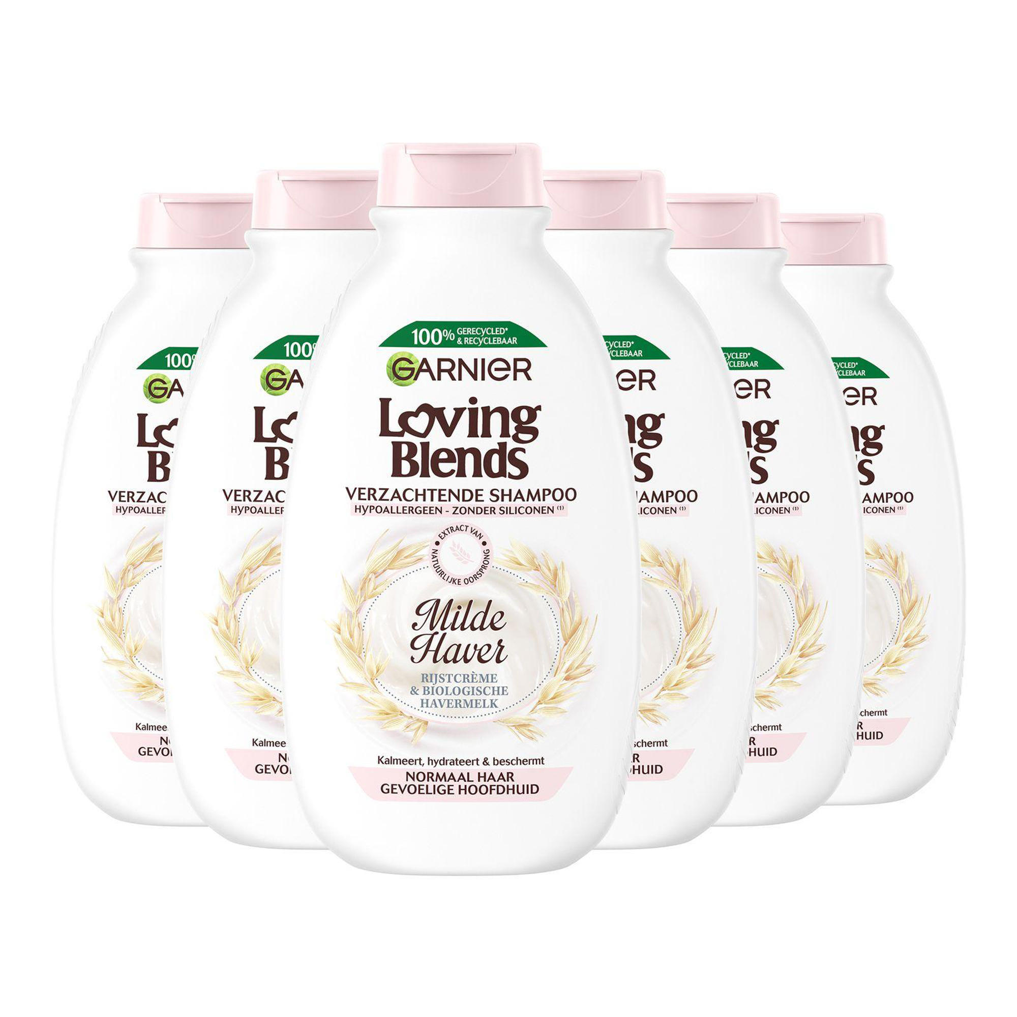 Garnier Loving Blends Milde Haver shampoo - 6 x 300 ml ...