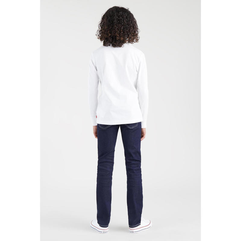 Levi's Kids longsleeve Batwing met logo wit | kleertjes.com