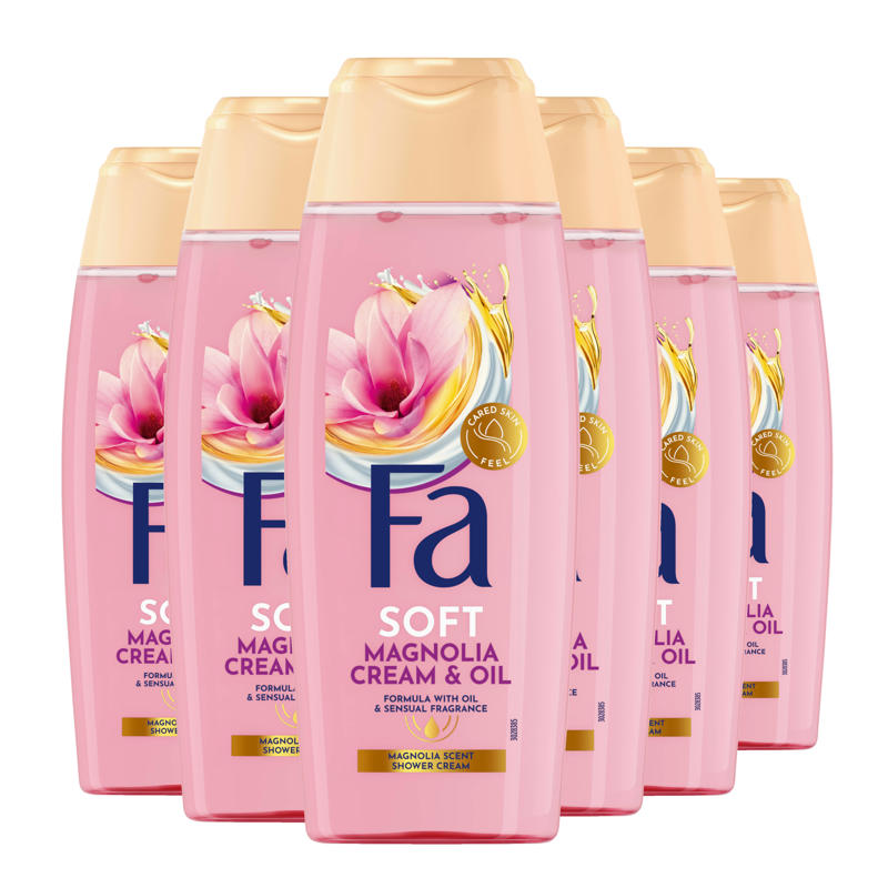 Fa Cream & Oil Magnolia douchegel - 6 x 250 ml - voordeelverpakking ...