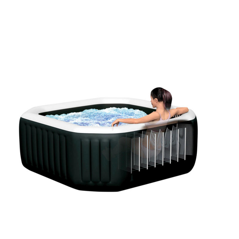 Intex PureSpa jet & bubble deluxe jacuzzi (Ø201 cm, 4 persoons ...