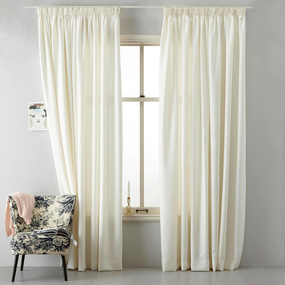 NOUS Living lichtdoorlatend gordijn kant en klaar Rotterdam (per stuk ...