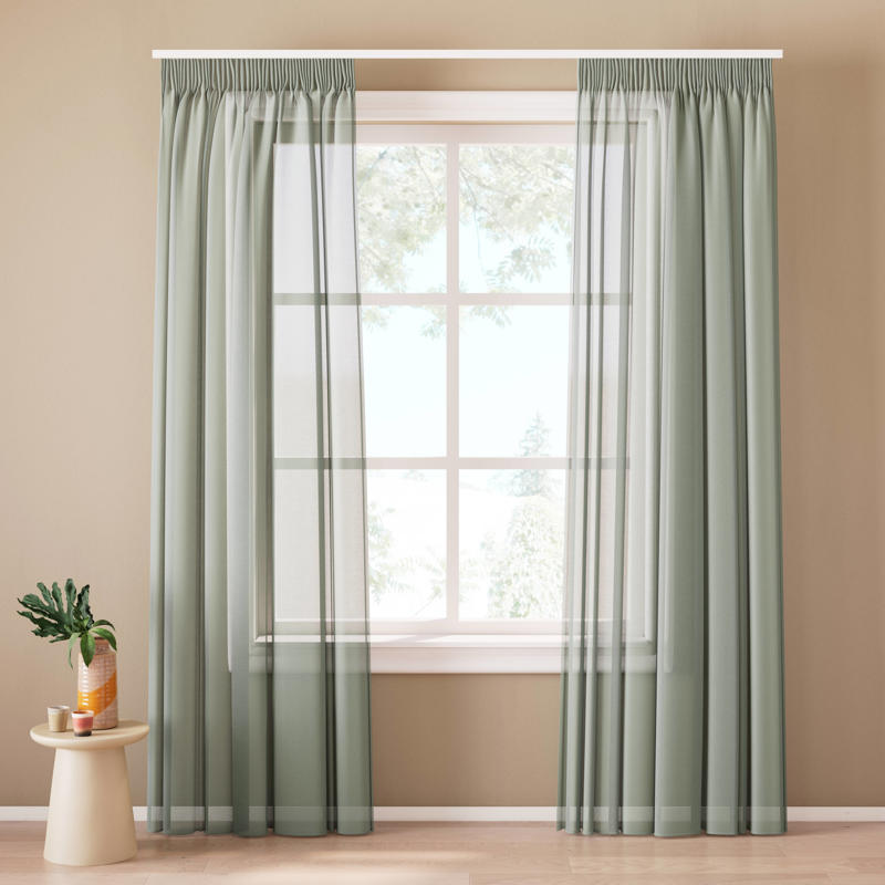 NOUS Living vitrage gordijn kant en klaar (per stuk) (140 x 270 cm ...