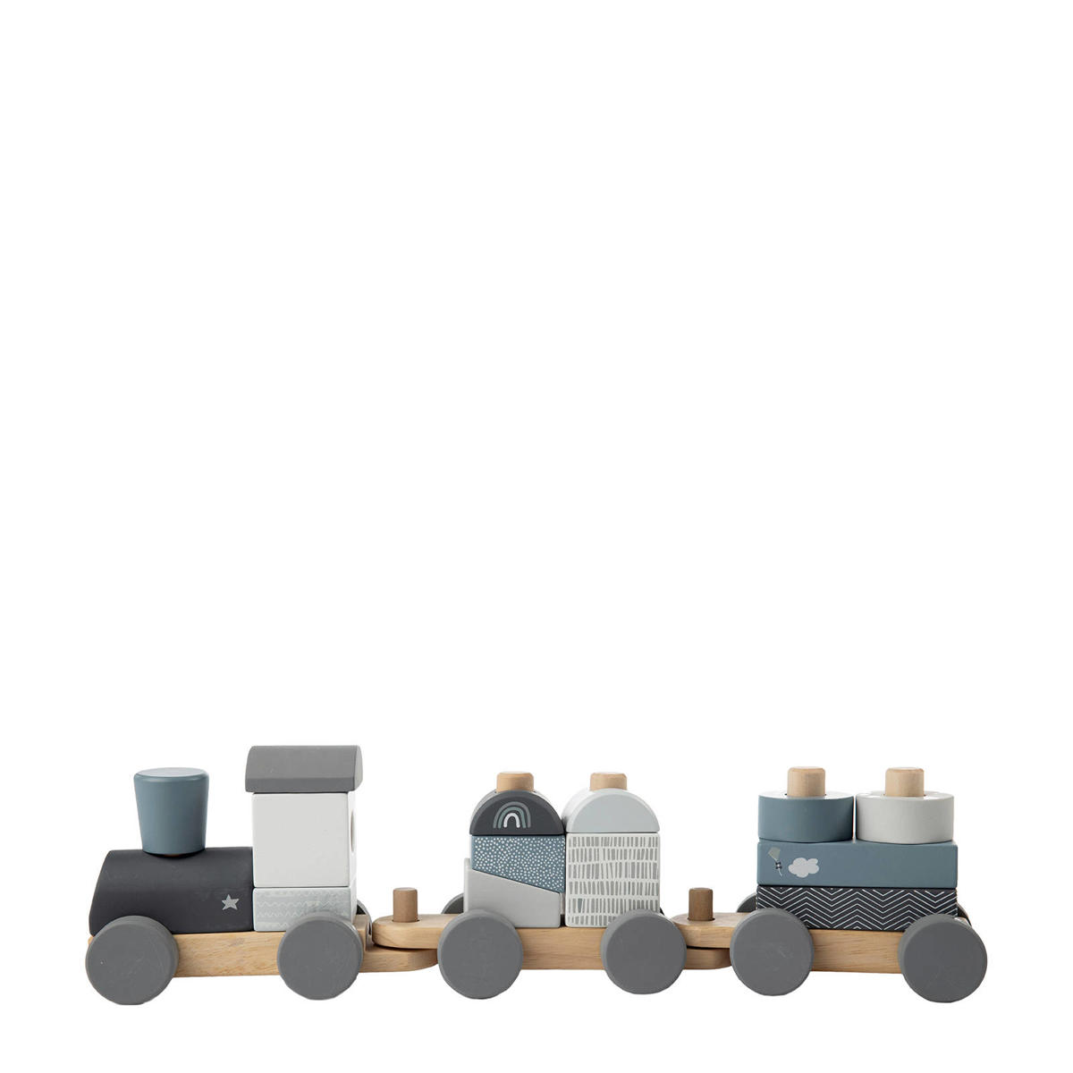 Label Label Wood houten speelgoed trein | kleertjes.com