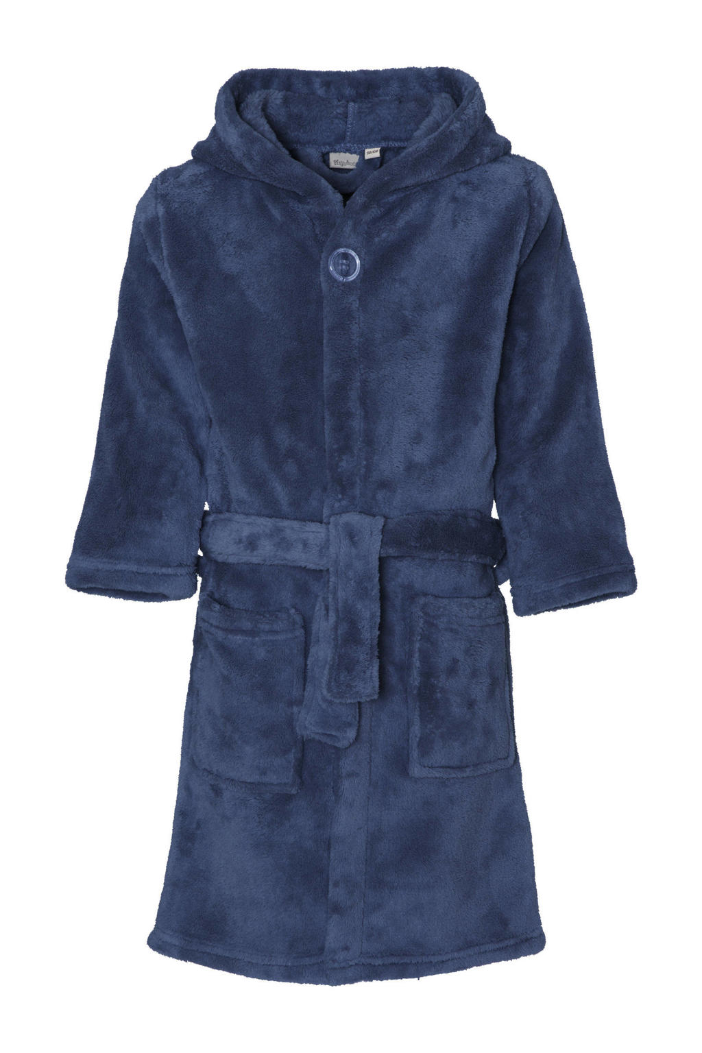 Playshoes fleece badjas donkerblauw | kleertjes.com