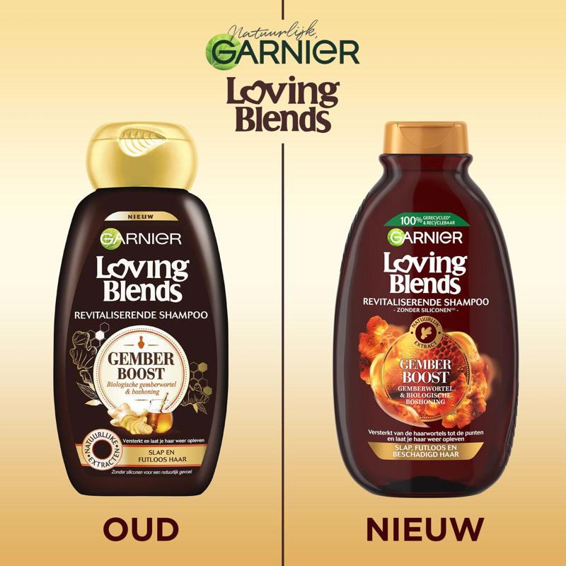 Garnier Loving Blends Gember Boost shampoo - 6 x 300 ml ...