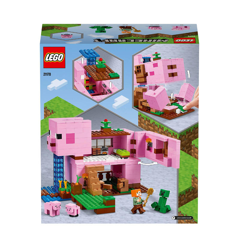 LEGO Minecraft Het Varkenshuis 21170 | kleertjes.com