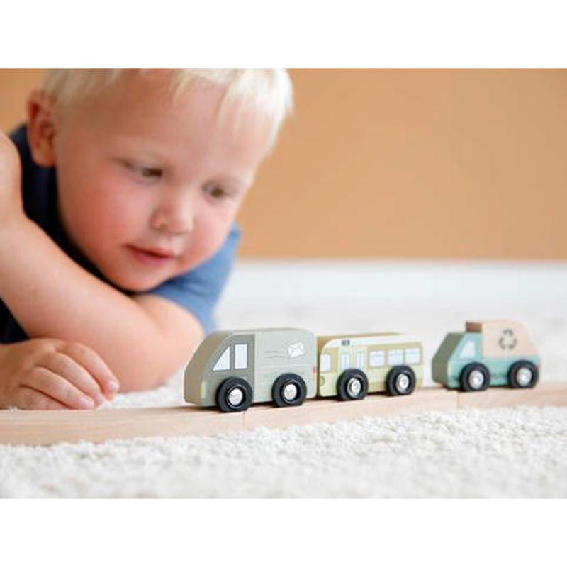 Little Dutch Treinbaan uitbreiding - voertuigen set | kleertjes.com