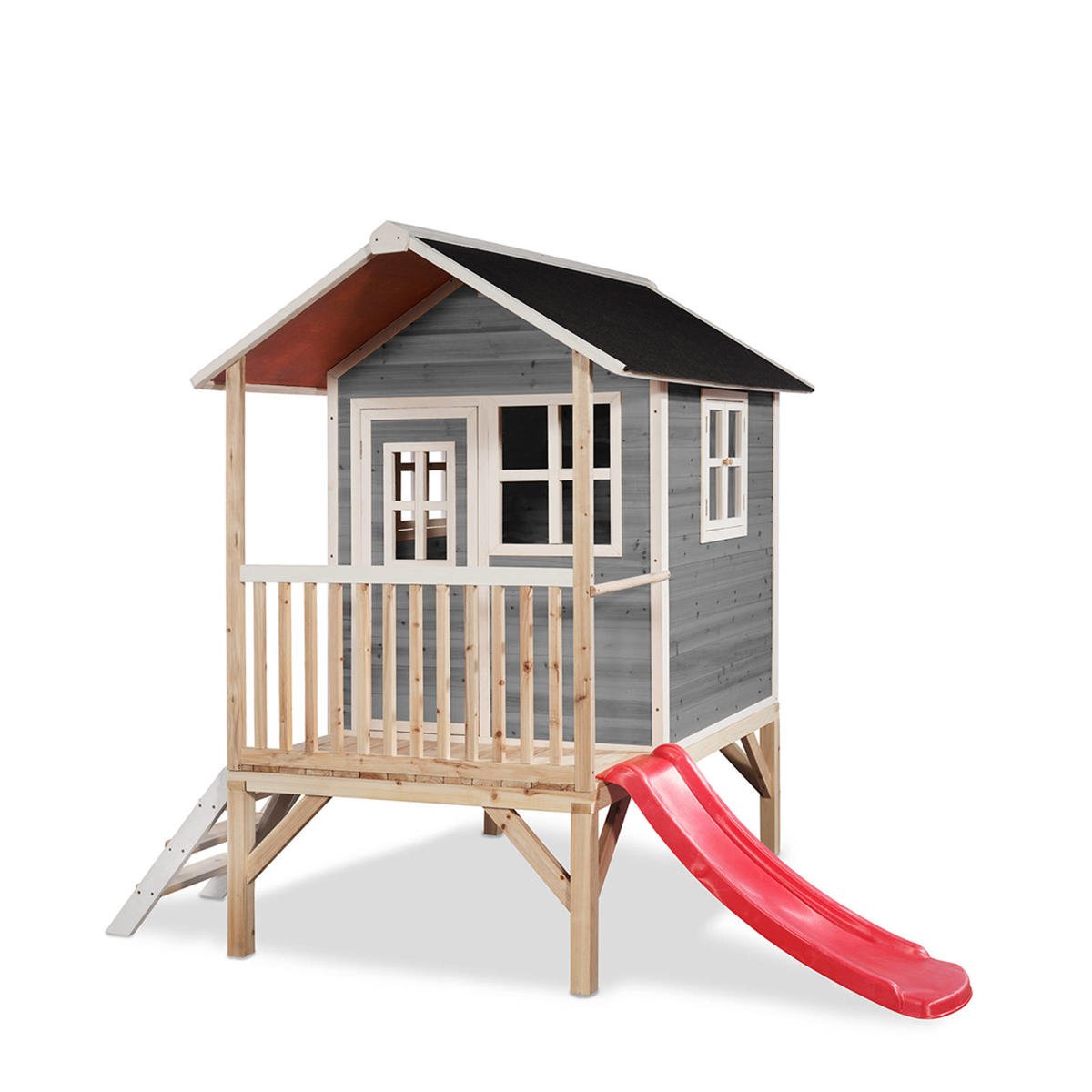 EXIT Loft 300 Loft 300 houten speelhuis - grijs | kleertjes.com