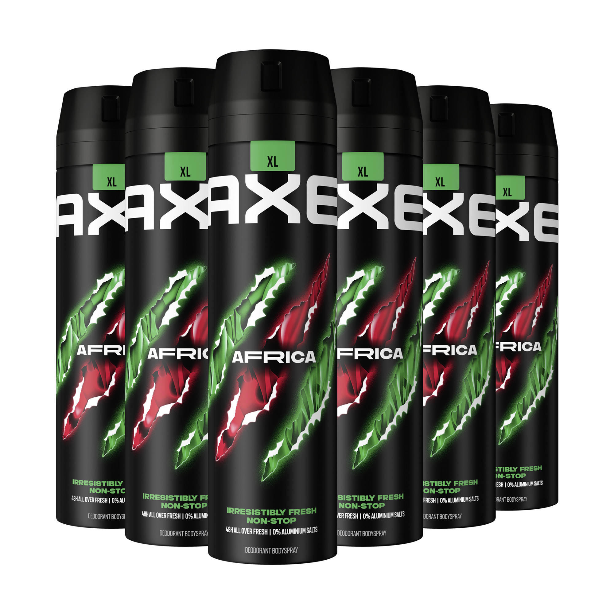 Axe Africa deodorant bodyspray - 6 x 200 ml | kleertjes.com