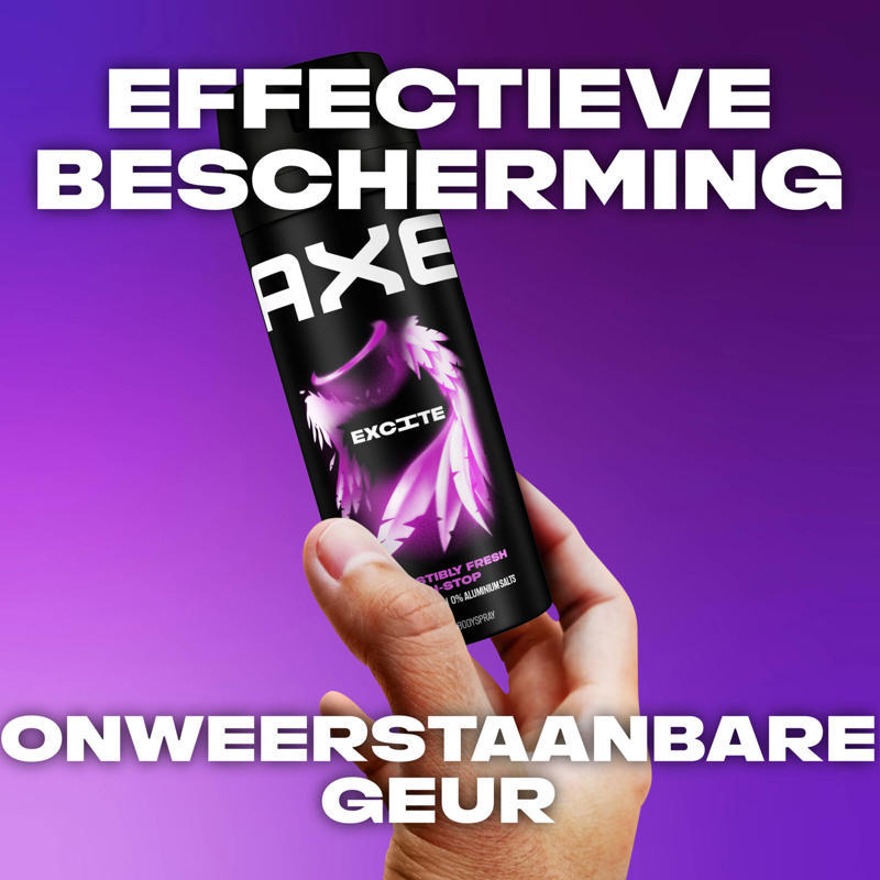 Axe Excite deodorant bodyspray - 6 x 150 ml | kleertjes.com