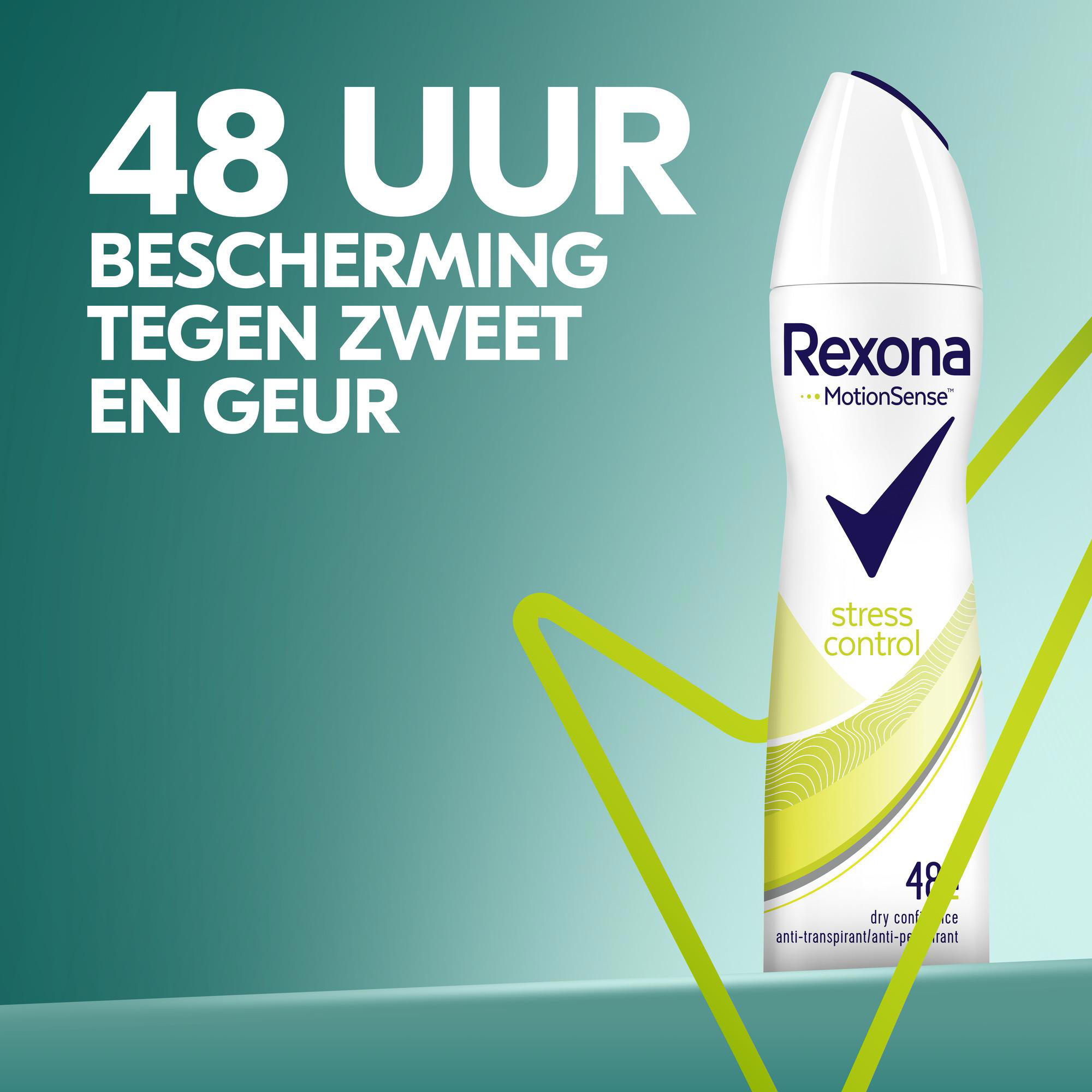 Rexona Women Stress Control anti-transpirant spray - 6 x 150 ml | kleertjes.com