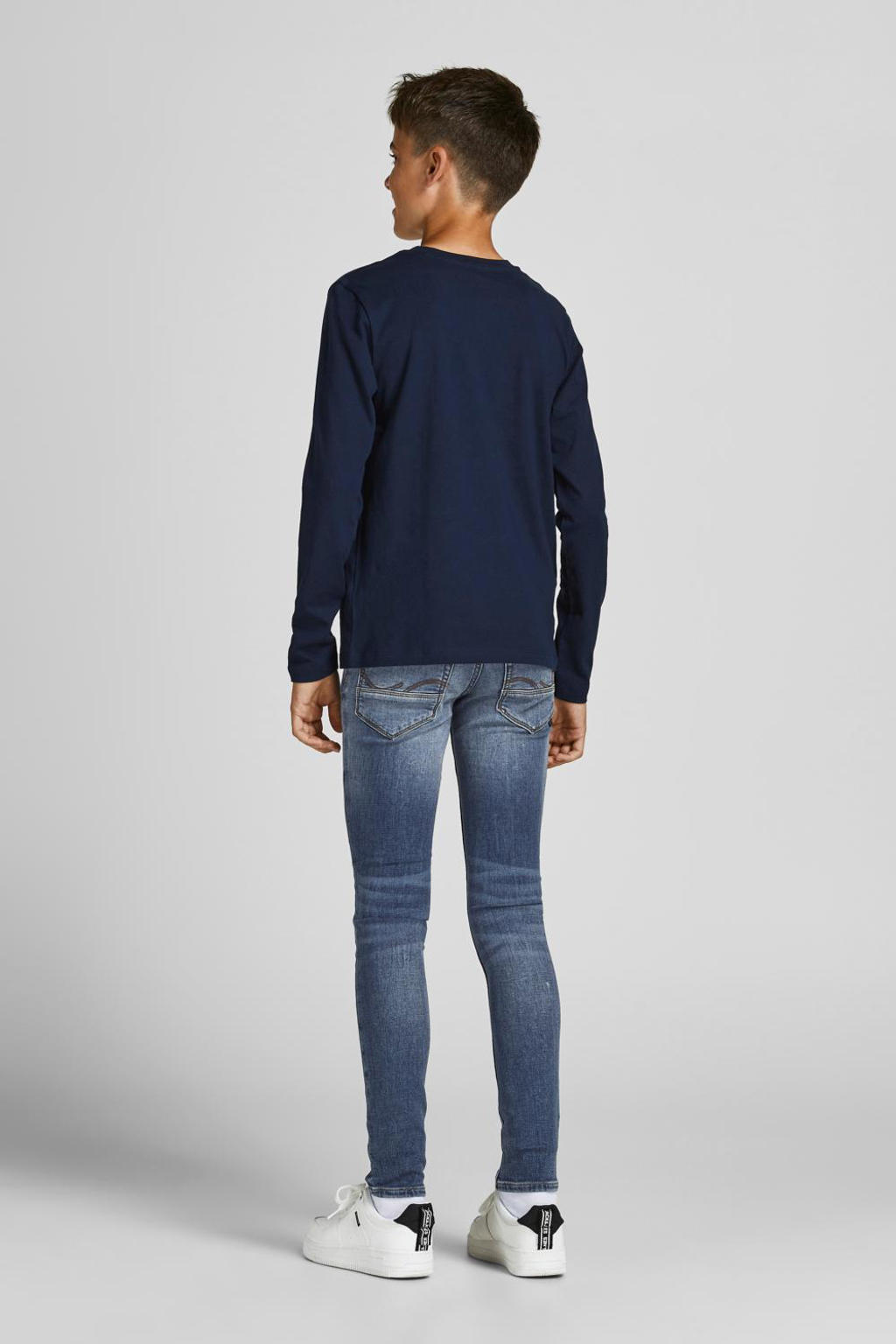 JACK & JONES JUNIOR super skinny jeans JJIDAN stonewashed | kleertjes.com