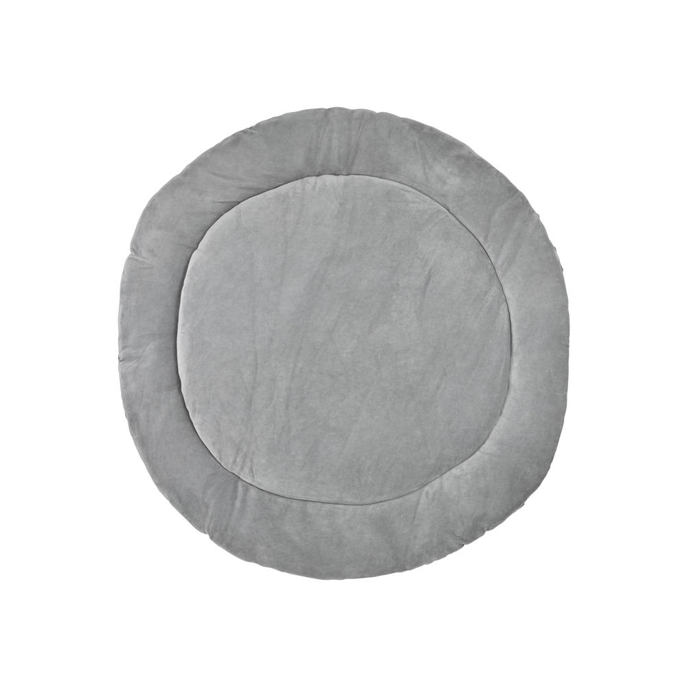 Meyco boxkleed rond Knots Ø 95 cm grijs | kleertjes.com