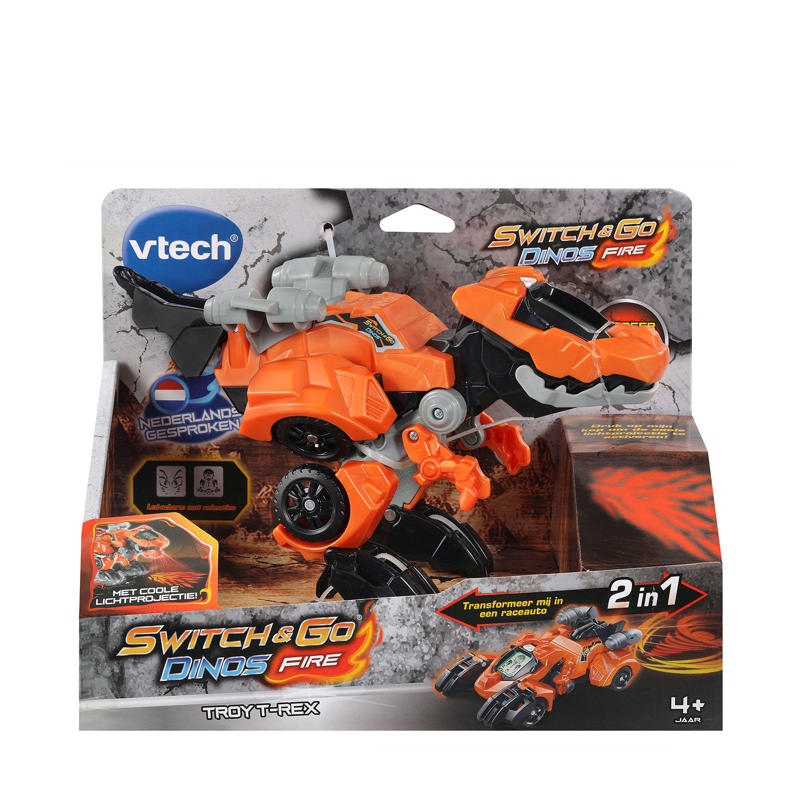 VTech Switch & Go Dinos Fire Troy T-Rex | kleertjes.com