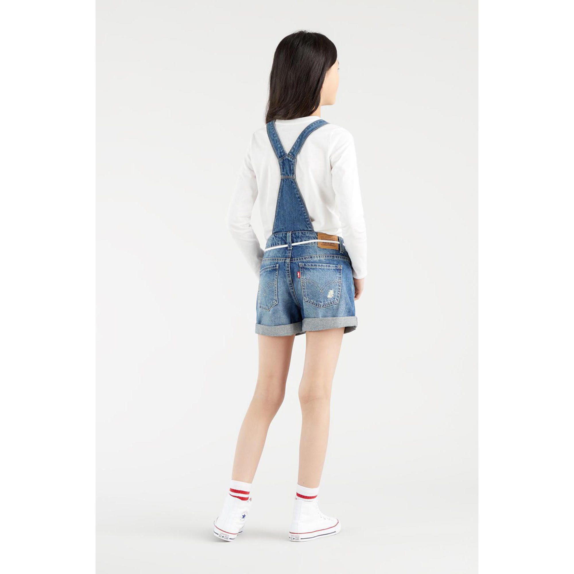 Levi's Kids longsleeve Batwing met logo wit | kleertjes.com