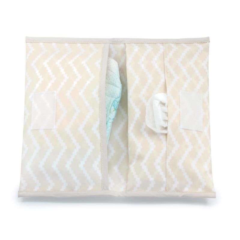 KipKep Napper luieretui sandy wig ecru/wit | kleertjes.com