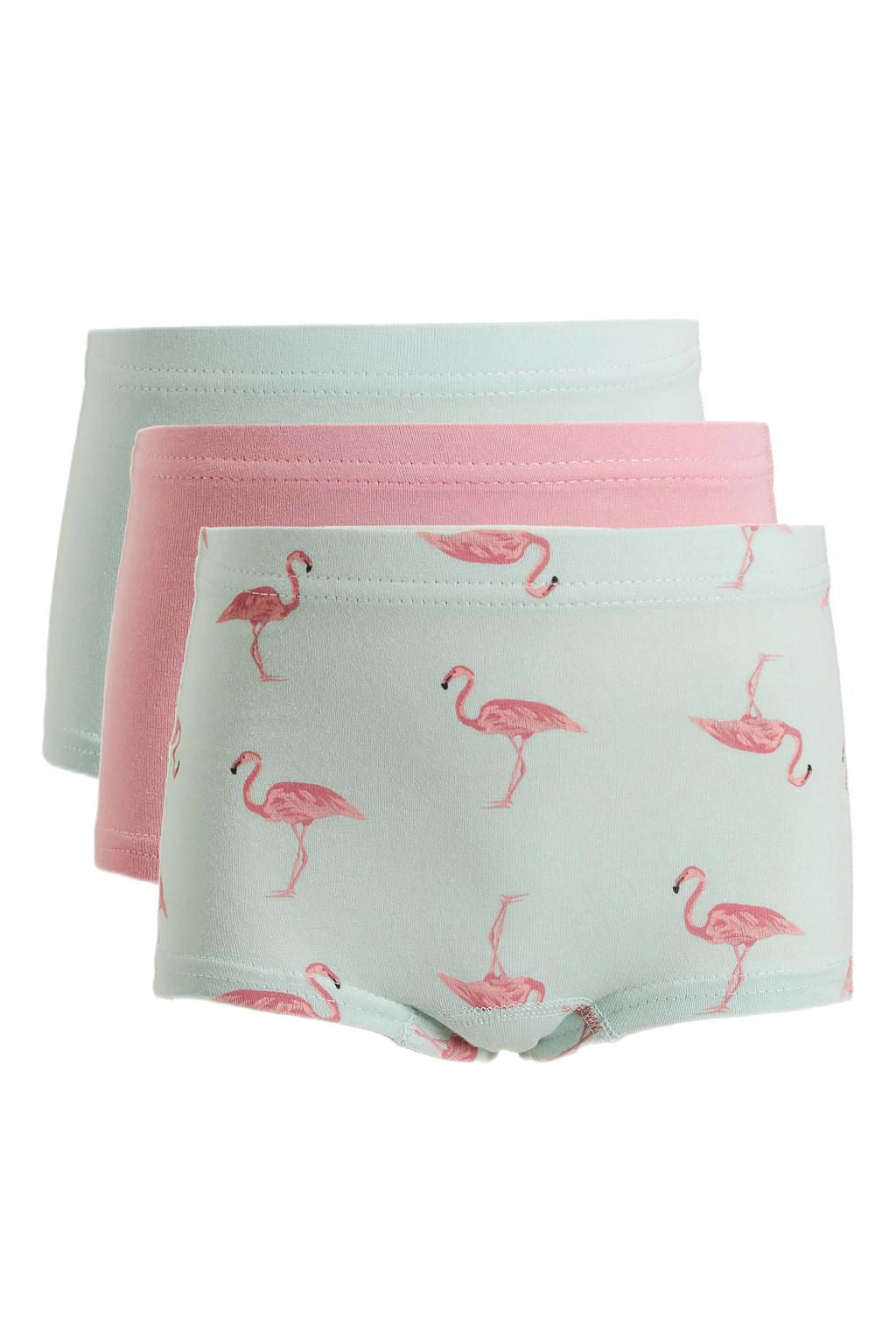 NAME IT MINI hipster - set van 3 mintgroen/roze | kleertjes.com