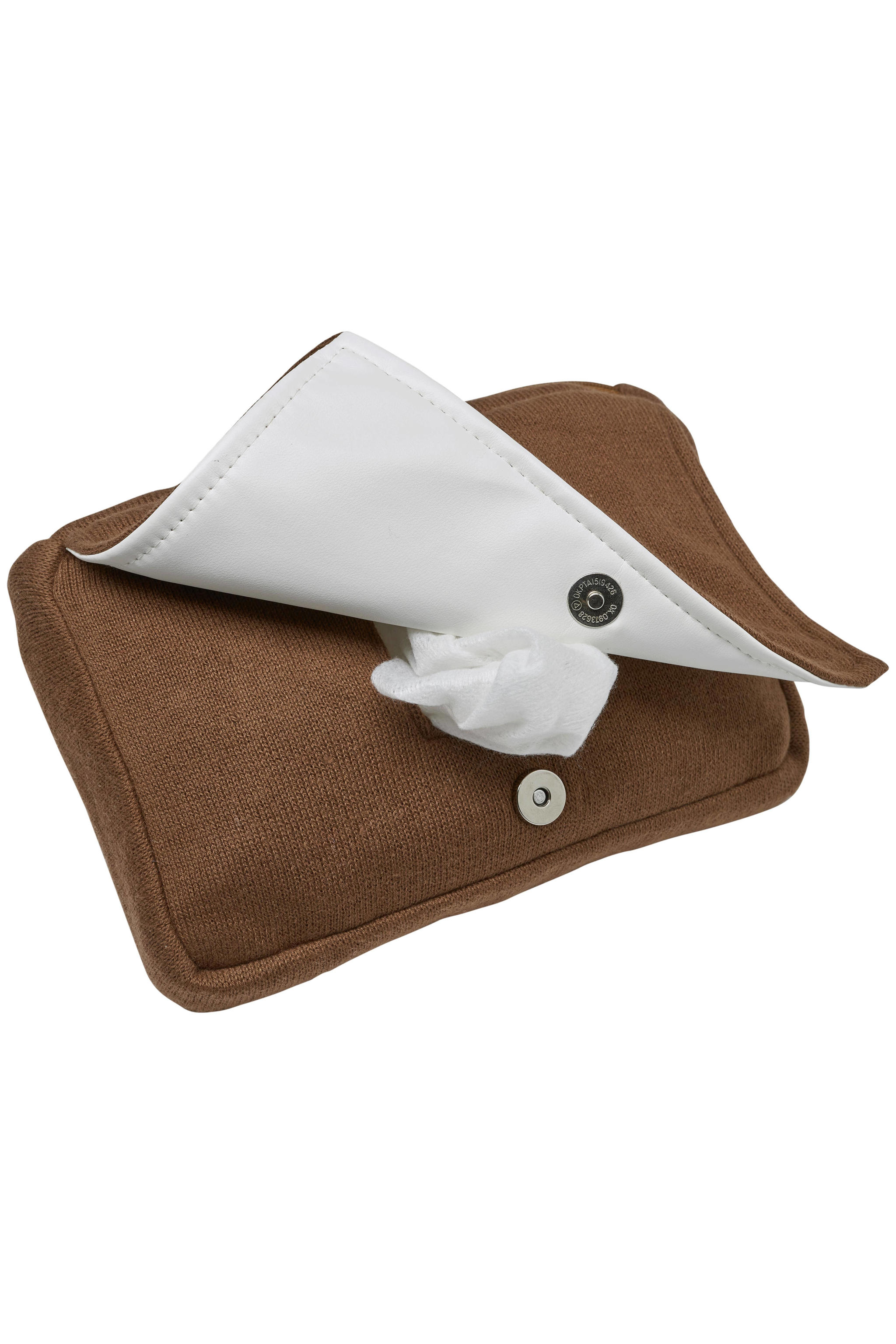 Meyco babydoekjes box Knit basic chocolate | kleertjes.com