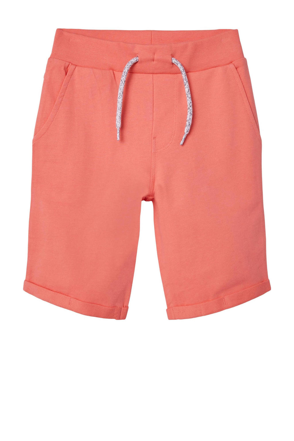 NAME IT KIDS regular fit sweatshort NKMVERMO zalm | kleertjes.com