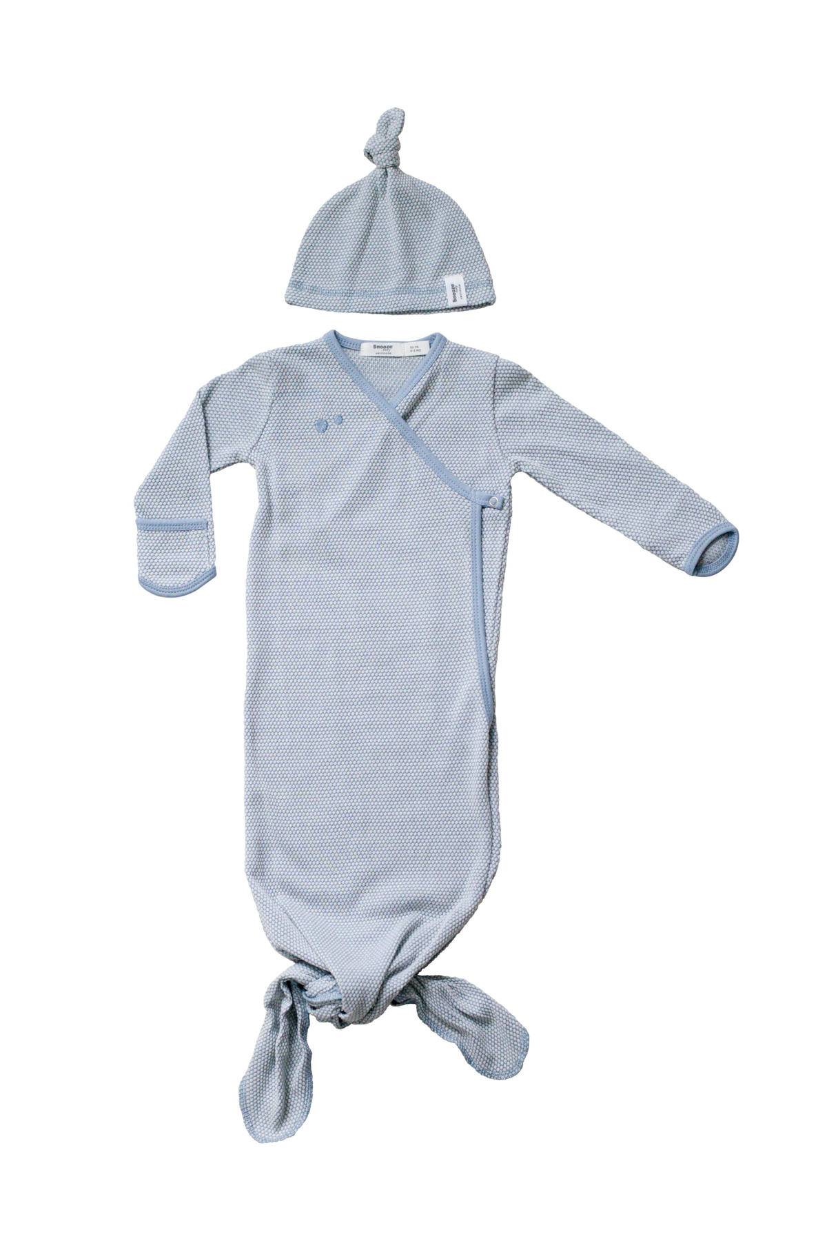 Snoozebaby geboortepakje / cocoon incl mutsje 3-6 mnd Fresh Blue ...