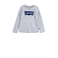 Levi's Kids longsleeve Batwing met logo wit | kleertjes.com