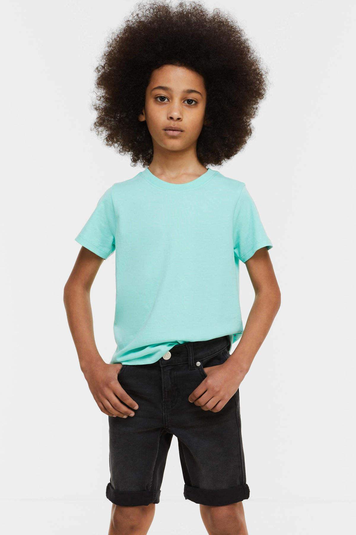 anytime T-shirt mintgroen kopen? | Morgen in huis | kleertjes.com