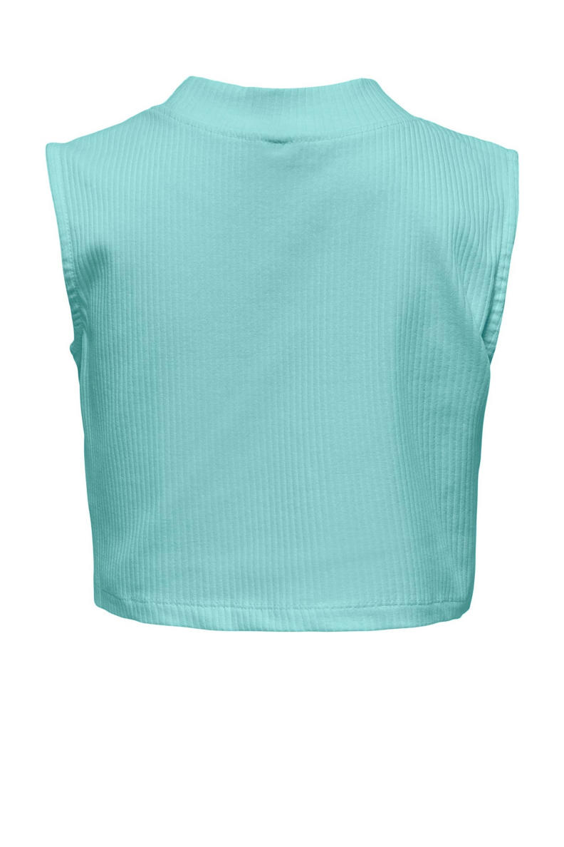 KIDS ONLY GIRL cropped top KOGLINEA turquoise | kleertjes.com