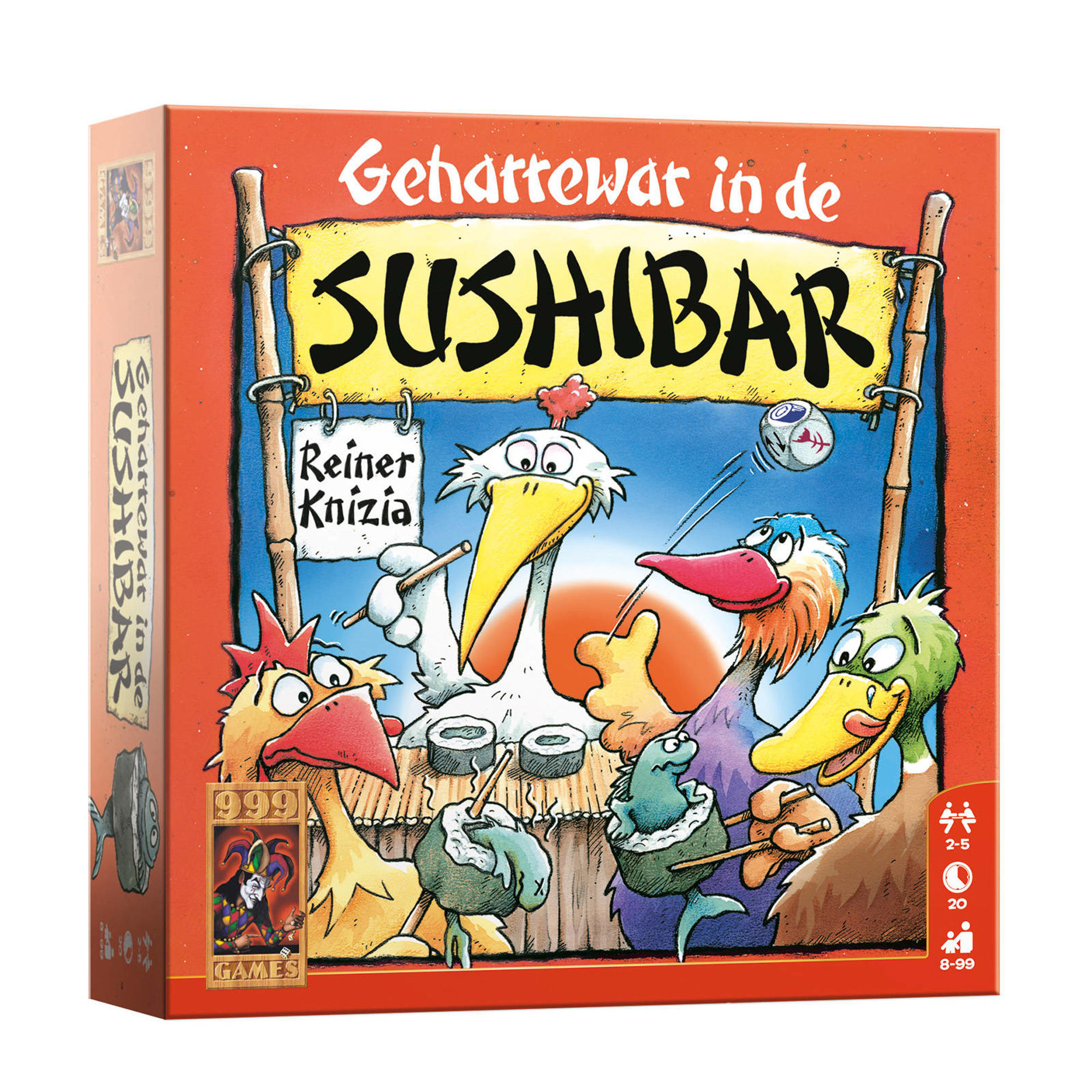 999 Games Geharrewar in de Sushibar | kleertjes.com