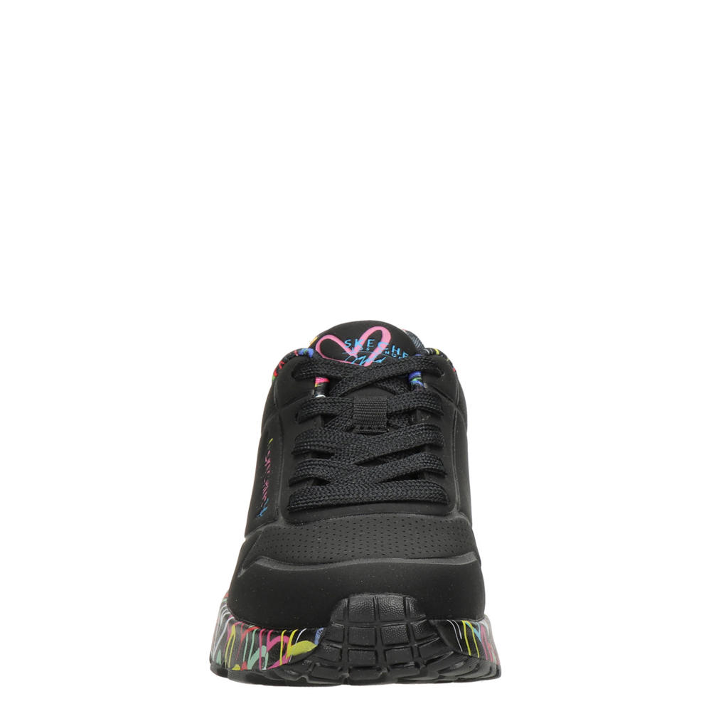 Skechers Uno Light sneakers zwart | kleertjes.com