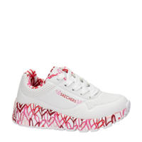 Skechers Uno Light sneakers wit/multi | kleertjes.com