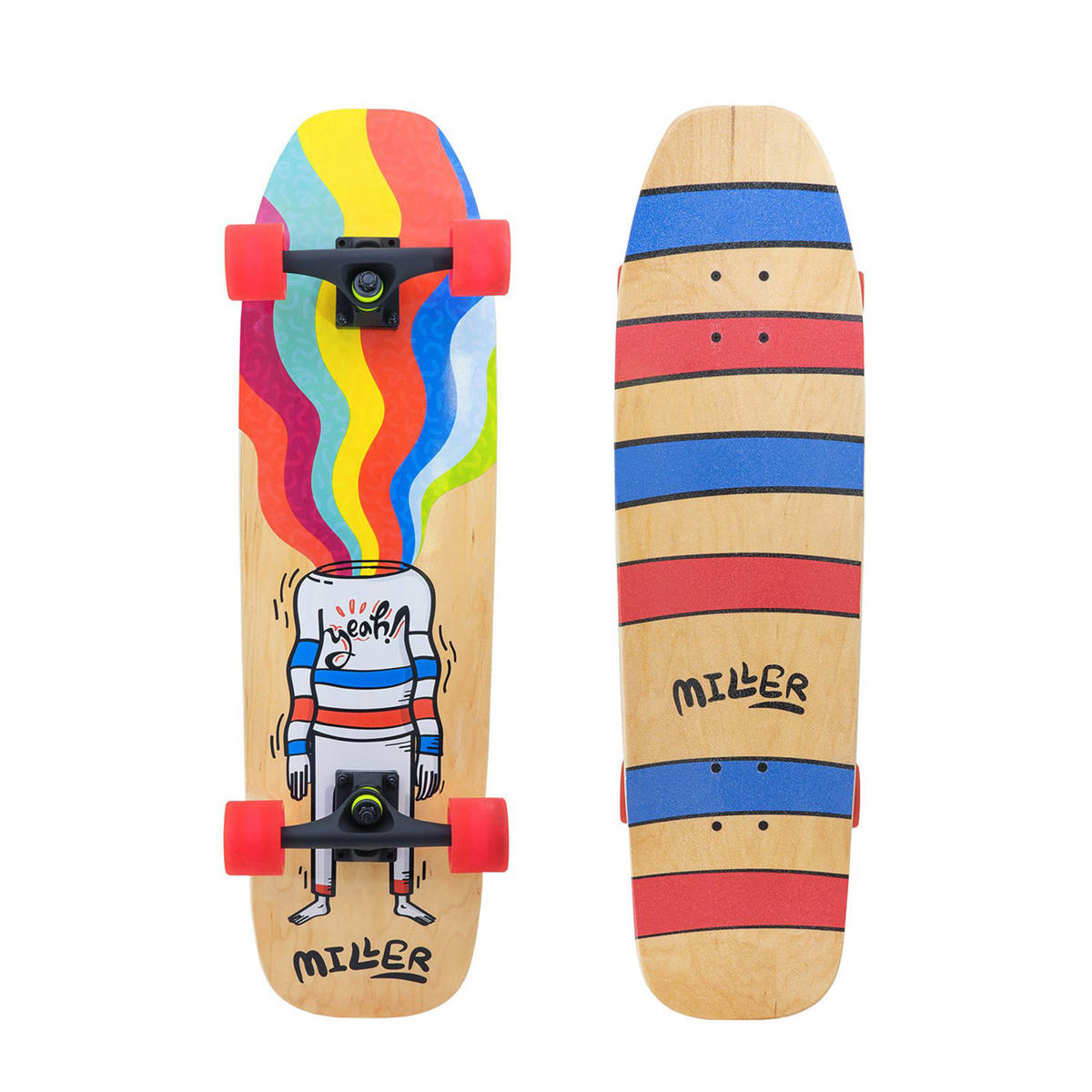 Miller Skateboard Cruiser Clowning 31" | kleertjes.com