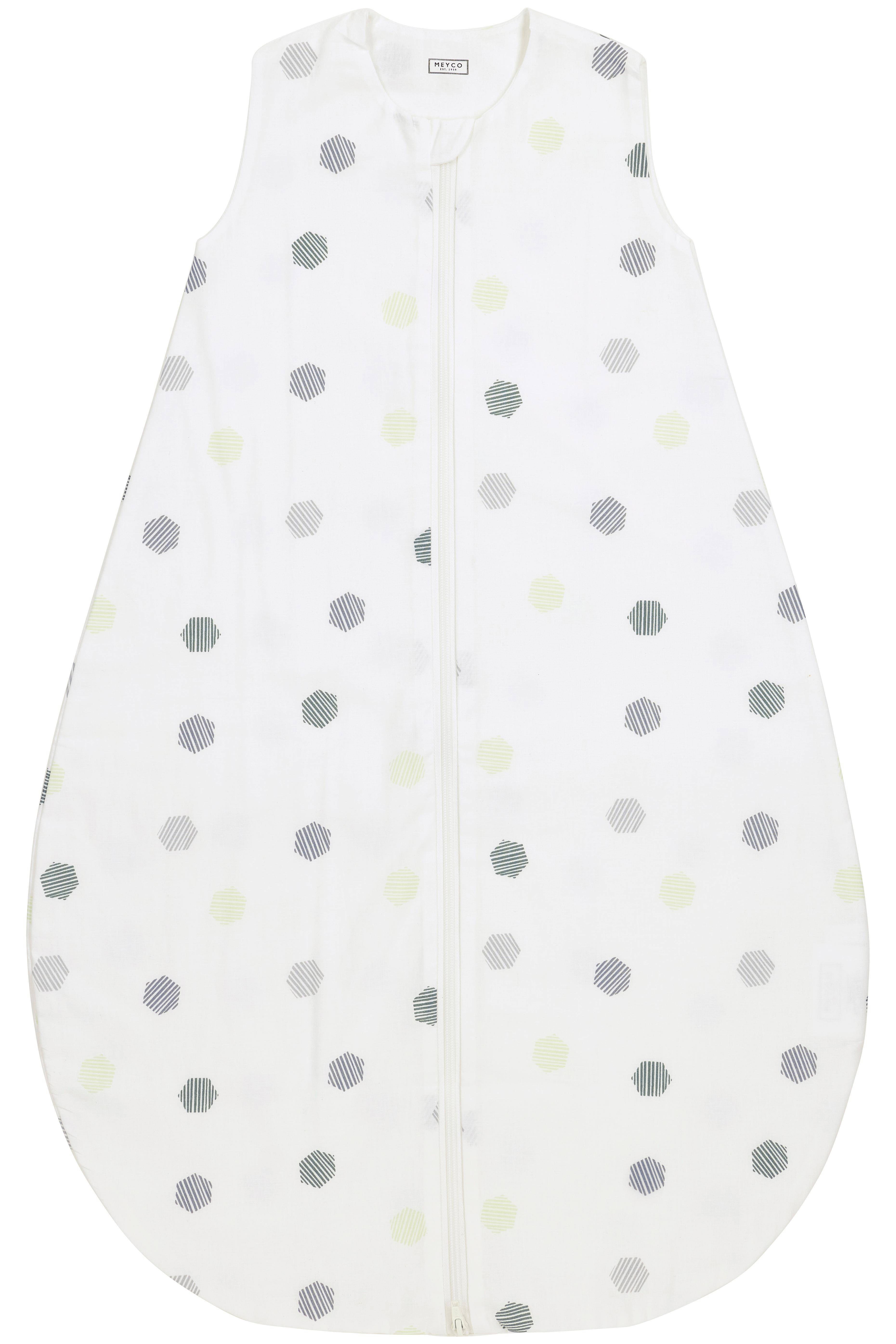 Meyco baby zomerslaapzak Honeycomb forest green | kleertjes.com