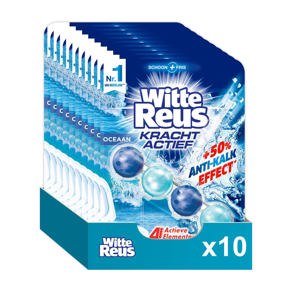 Witte Reus toiletblok Kracht Actief Oceaan - 10 stuks | kleertjes.com