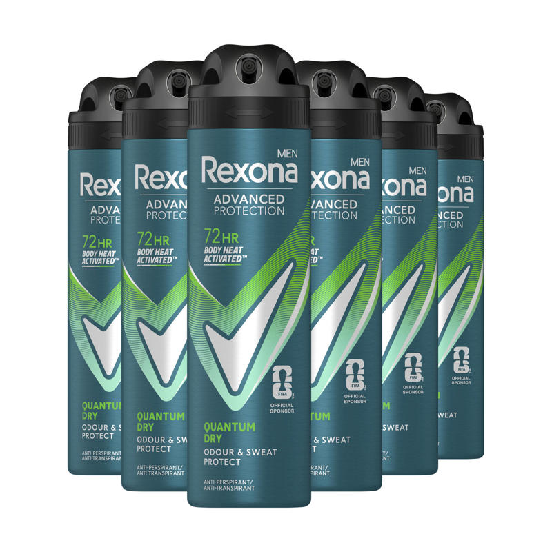 Rexona Men Advanced Protection Quantum Dry anti-transpirant deodorant ...