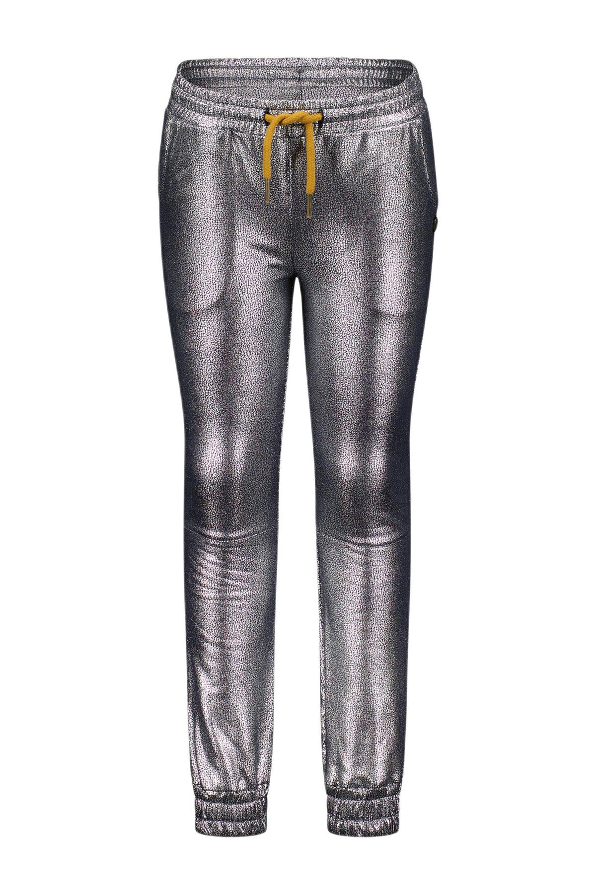 Like Flo slim fit broek zilver | kleertjes.com