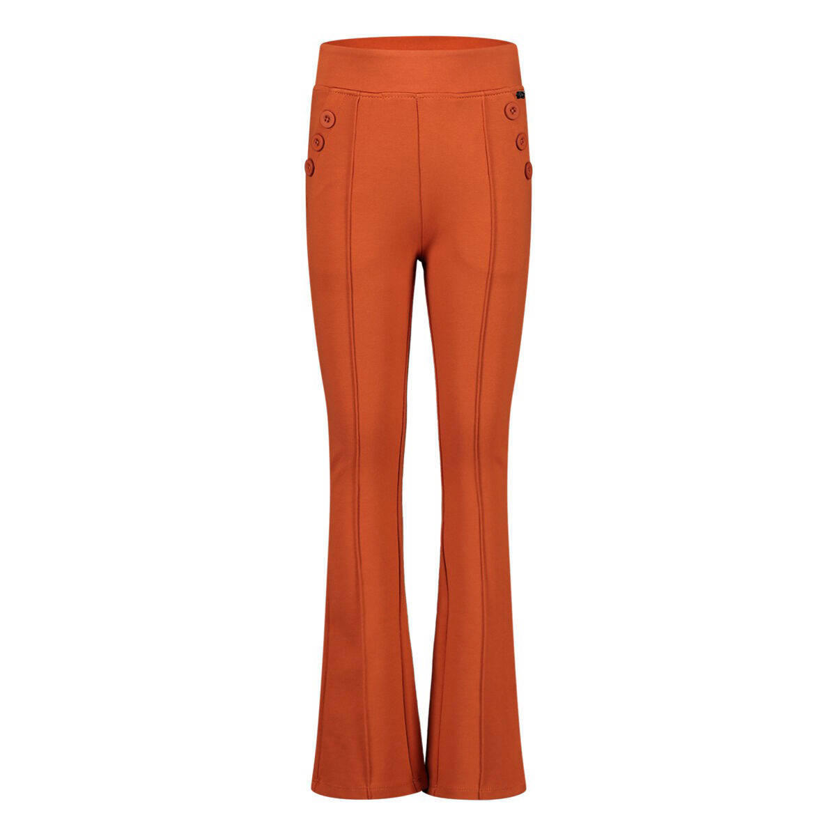 Me & My Monkey flared broek oranjebruin | kleertjes.com
