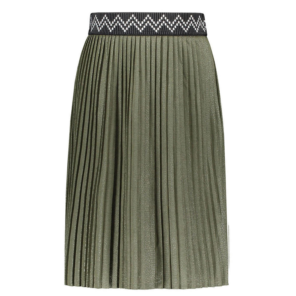 Like Flo rok met all over print groen | kleertjes.com
