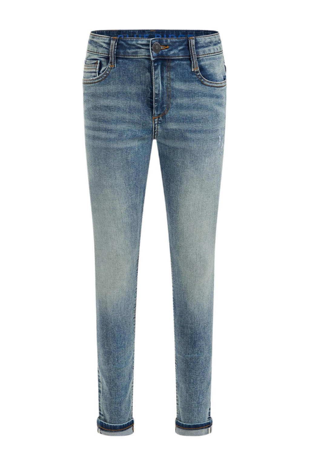 WE Fashion Blue Ridge skinny jeans green cast denim | kleertjes.com