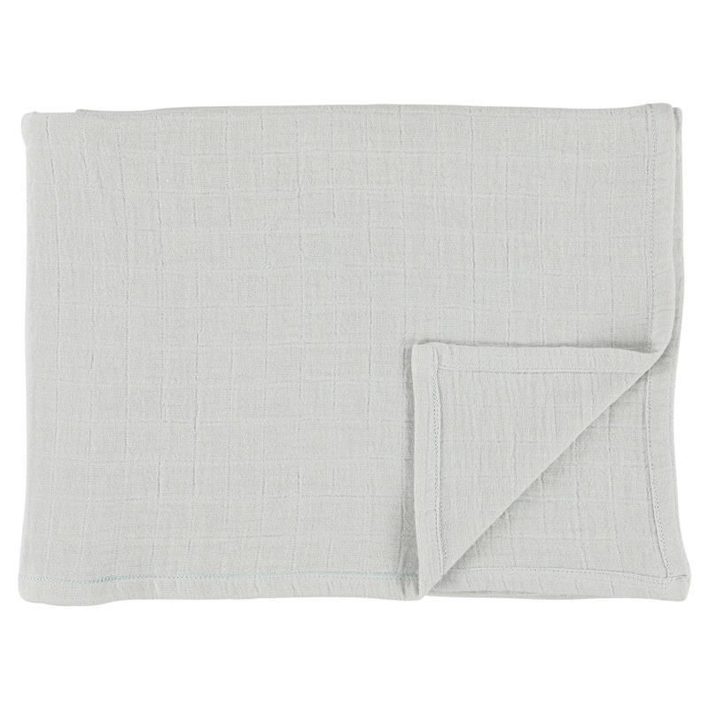 Trixie Bliss swaddle 110x110 cm - set van 2 lichtgrijs | kleertjes.com