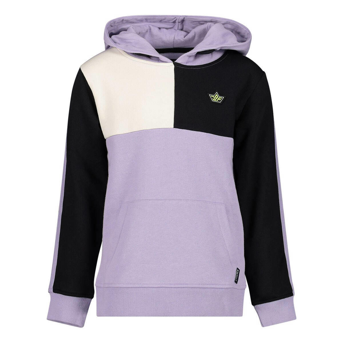 Jake Fischer hoodie lila/wit/zwart | kleertjes.com