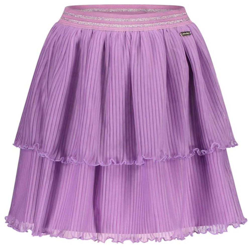 Le Chic rok met all over print paars | kleertjes.com