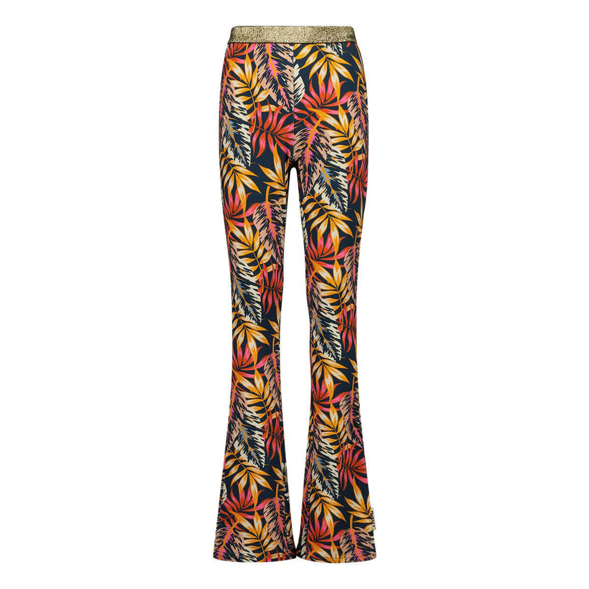 Me & My Monkey flared broek multi | kleertjes.com