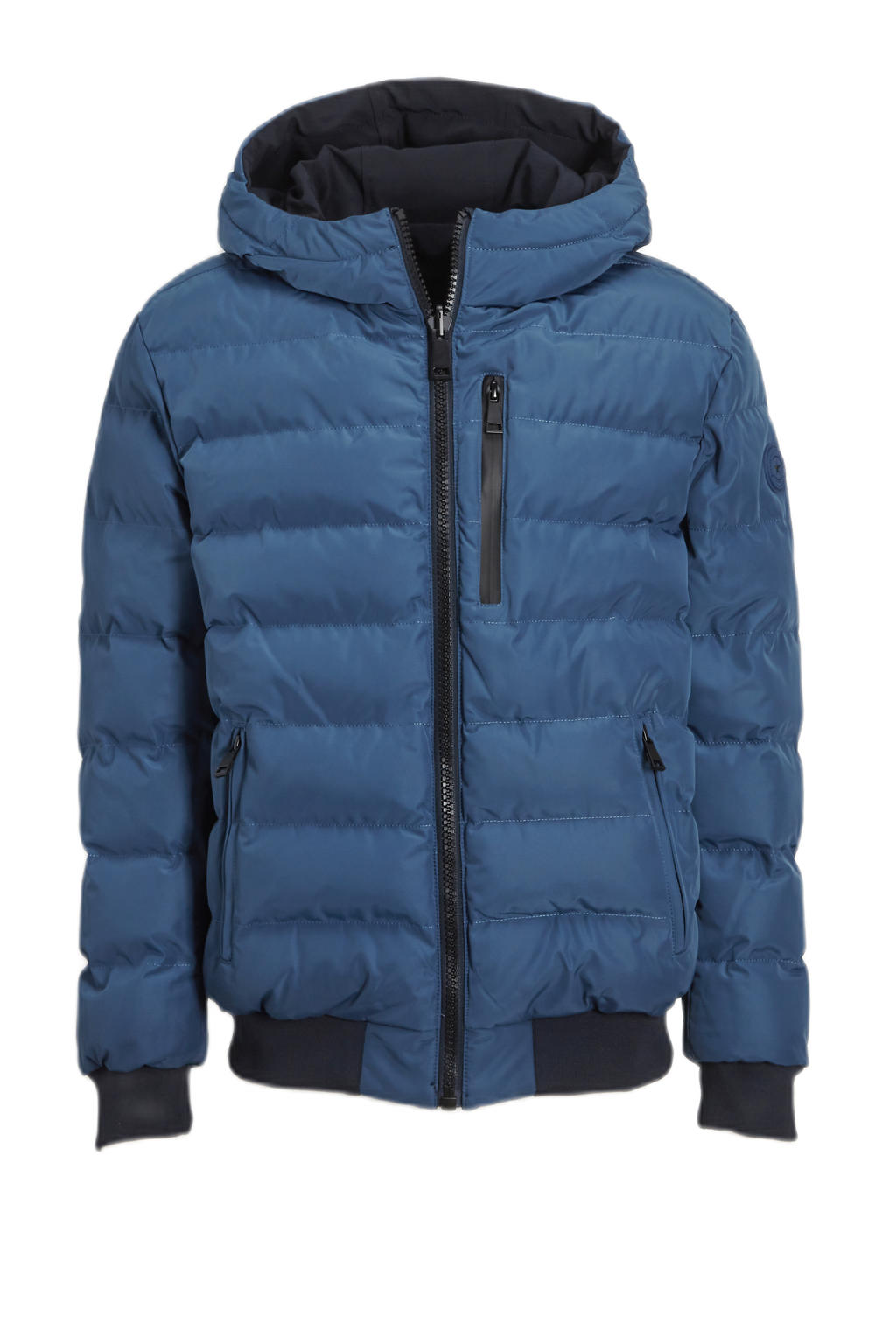 Airforce gewatteerde winterjas blauw | kleertjes.com