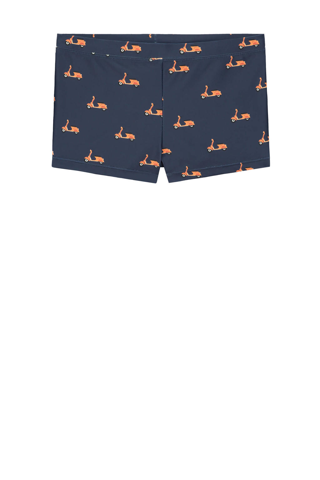 Shiwi zwemboxer Moped blauw/oranje | kleertjes.com